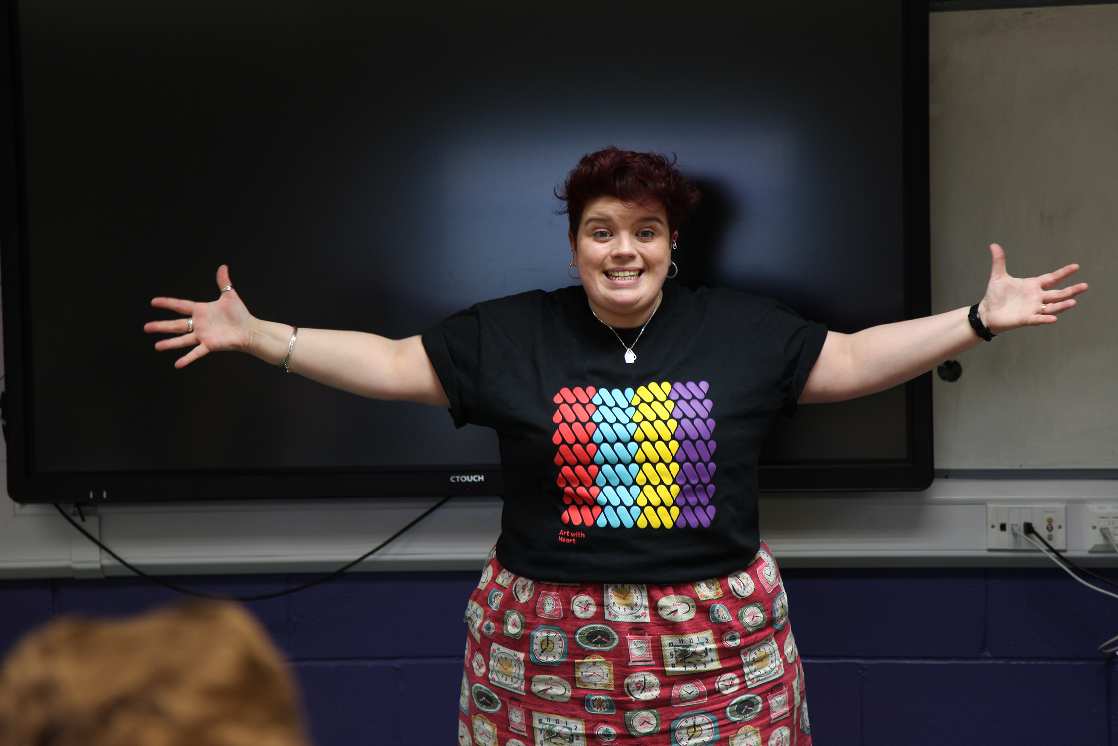 Sarah Emmott joins governance enquiry cohort. • Art with Heart